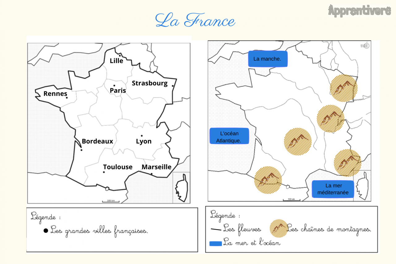 Géographie : La France (Leçon) - Apprentivore